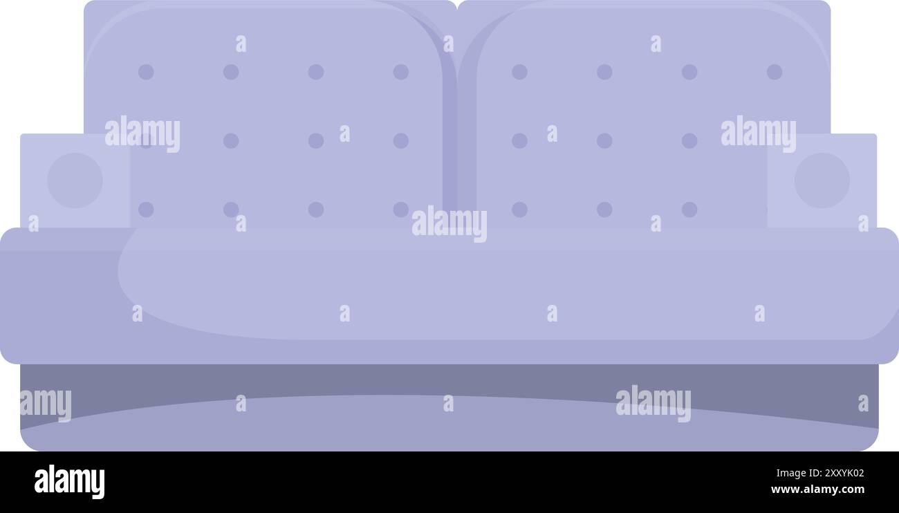 Modern sofa with built in speakers, offering a stylish and functional ...