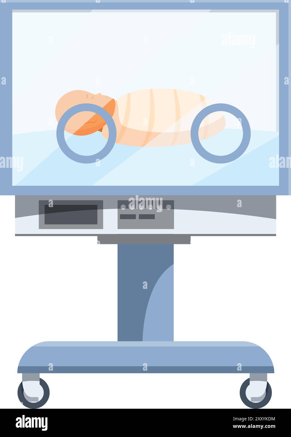 Medical incubator is providing a safe and controlled environment for a ...