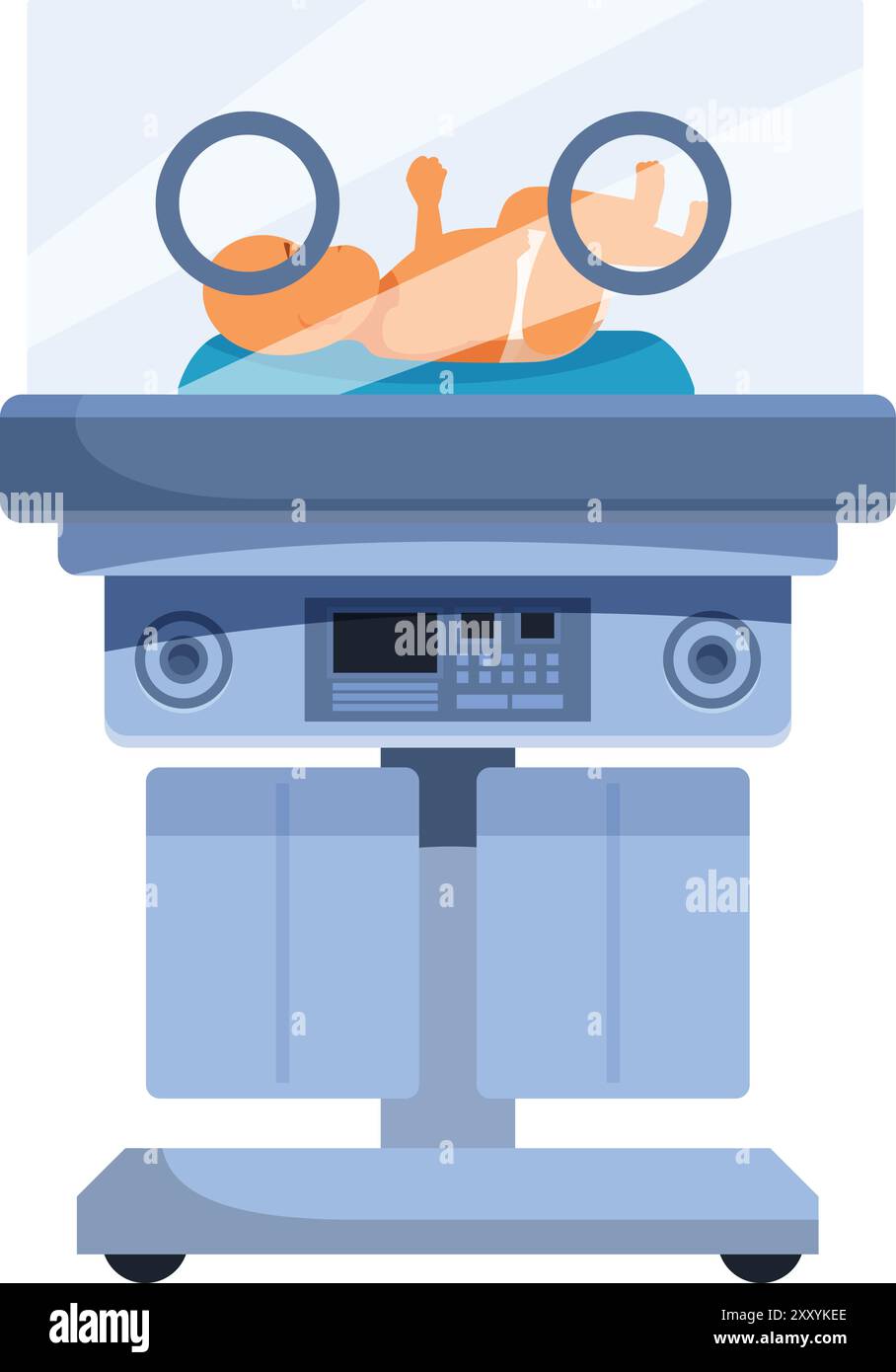 Medical device providing a controlled environment for premature babies ...