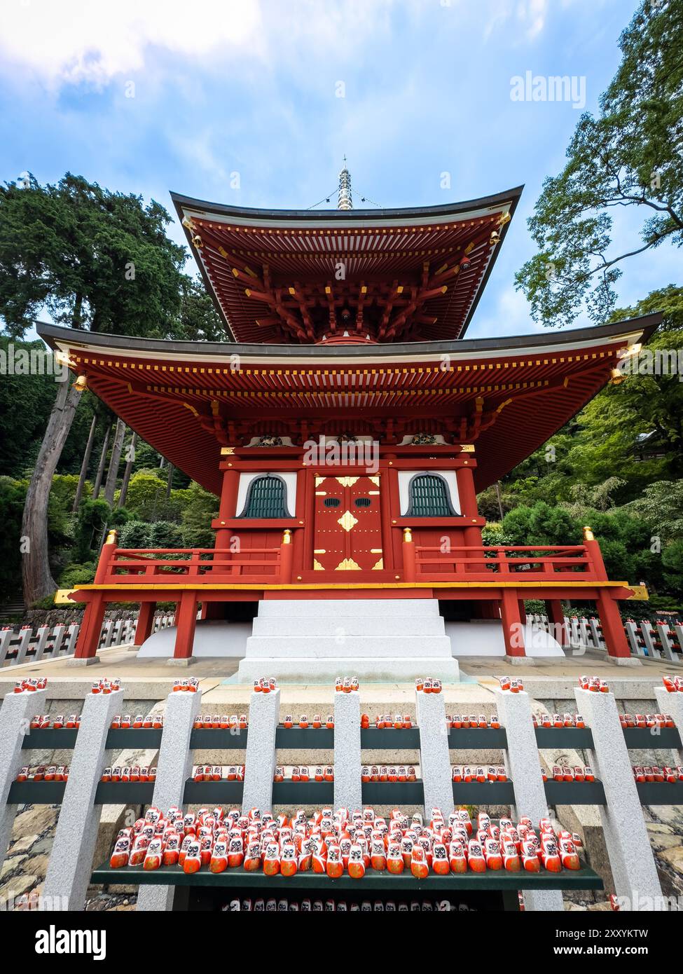 Katsuoji, the Temple of Daruma Dolls, in Osaka, Japan Stock Photo - Alamy