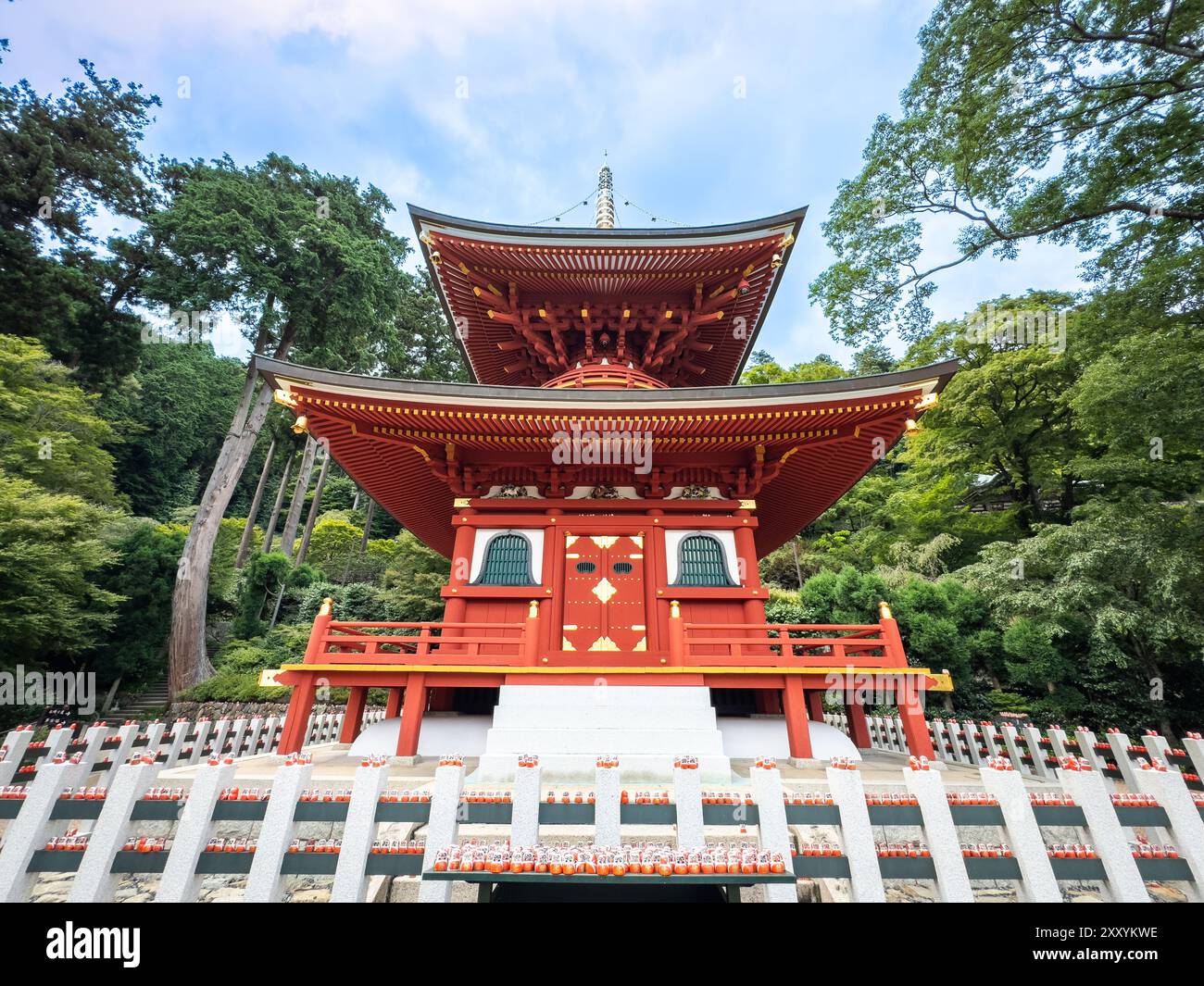 Katsuoji, the Temple of Daruma Dolls, in Osaka, Japan Stock Photo - Alamy