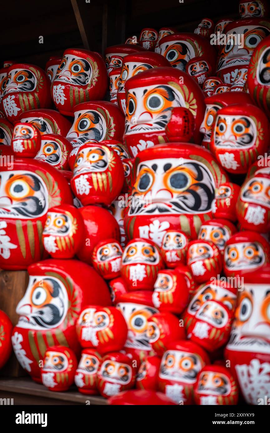 Katsuoji, the Temple of Daruma Dolls, in Osaka, Japan Stock Photo - Alamy