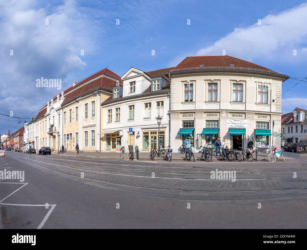 Potsdam, Germany - March 30, 2024: scenic view downtown Potsdam at the ...