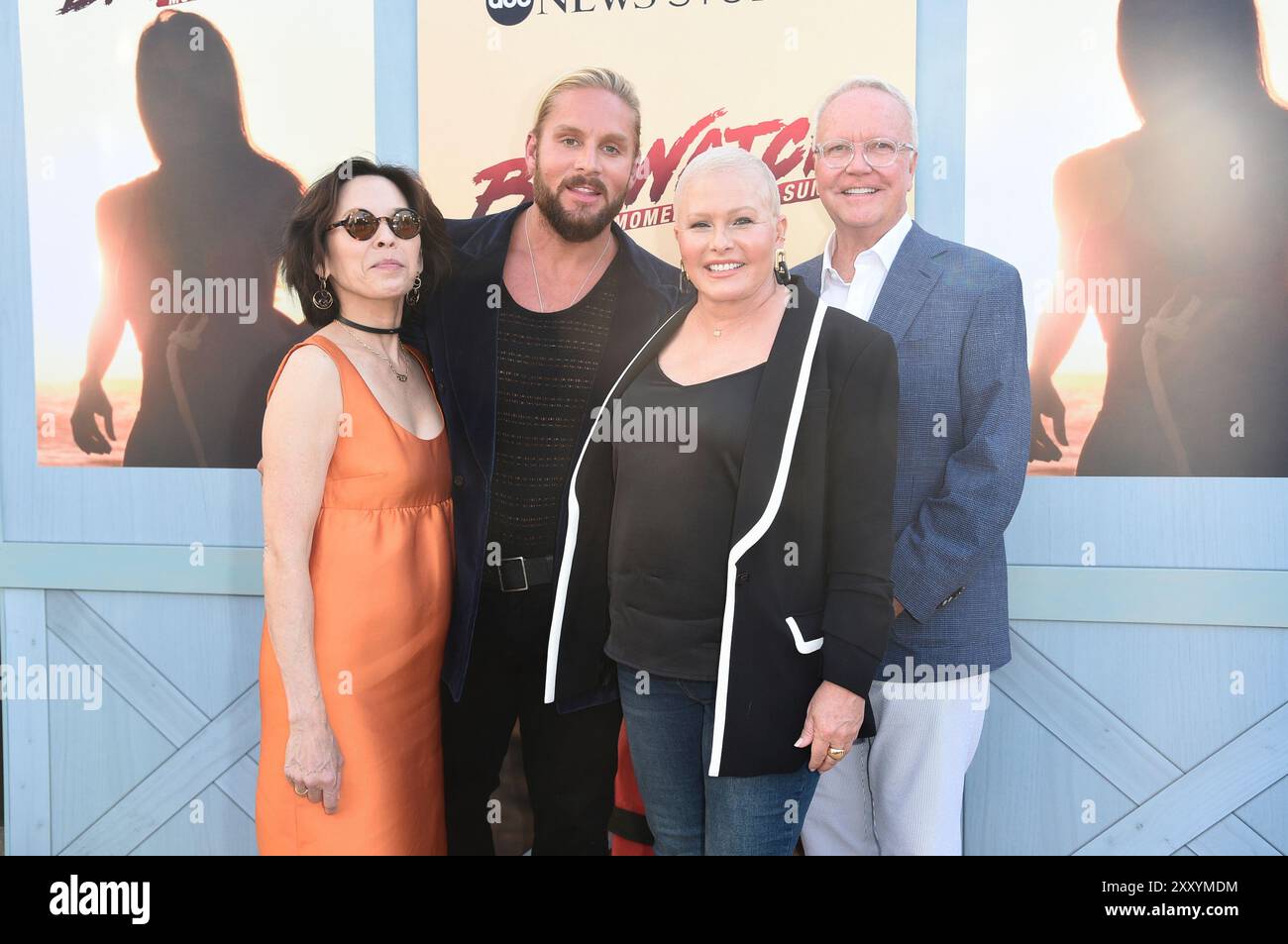 Muriel Pearson, from left, Matthew Felker, Nicole Eggert, and David ...