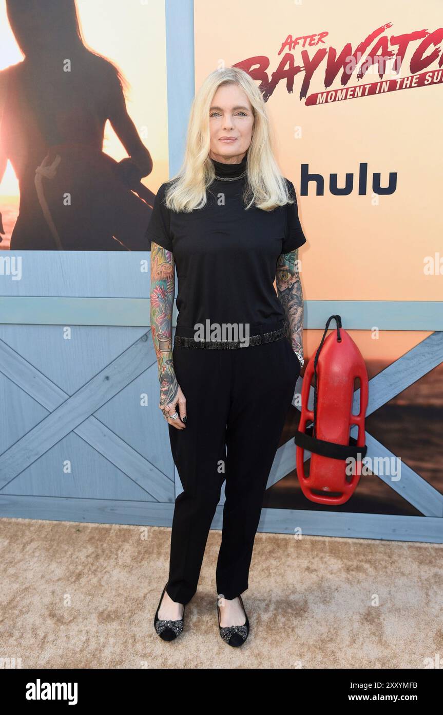 Erika Eleniak arrives at the premiere of "After Baywatch: Moment in the ...