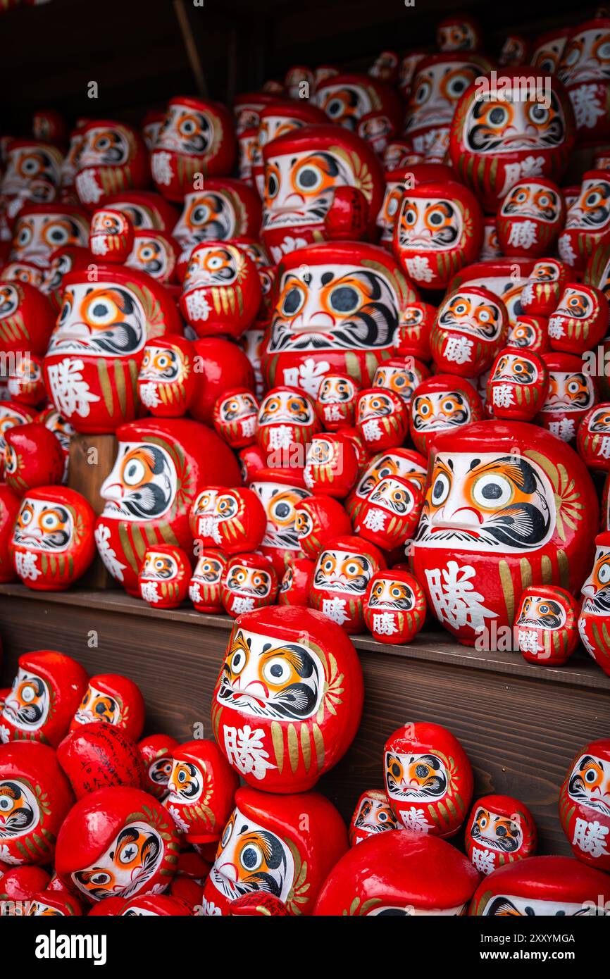 Katsuoji, the Temple of Daruma Dolls, in Osaka, Japan Stock Photo - Alamy