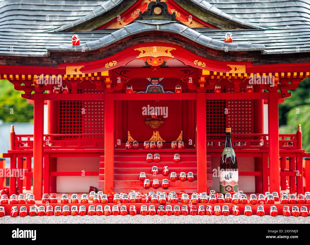 Katsuoji, the Temple of Daruma Dolls, in Osaka, Japan Stock Photo - Alamy