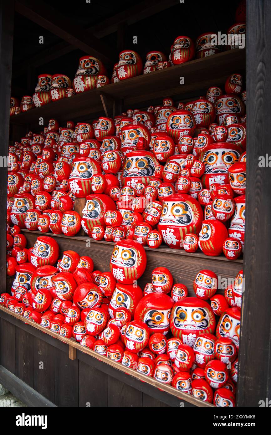 Katsuoji, the Temple of Daruma Dolls, in Osaka, Japan Stock Photo - Alamy