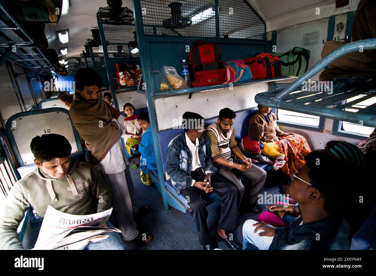 Indian sleeper train hi-res stock photography and images - Alamy