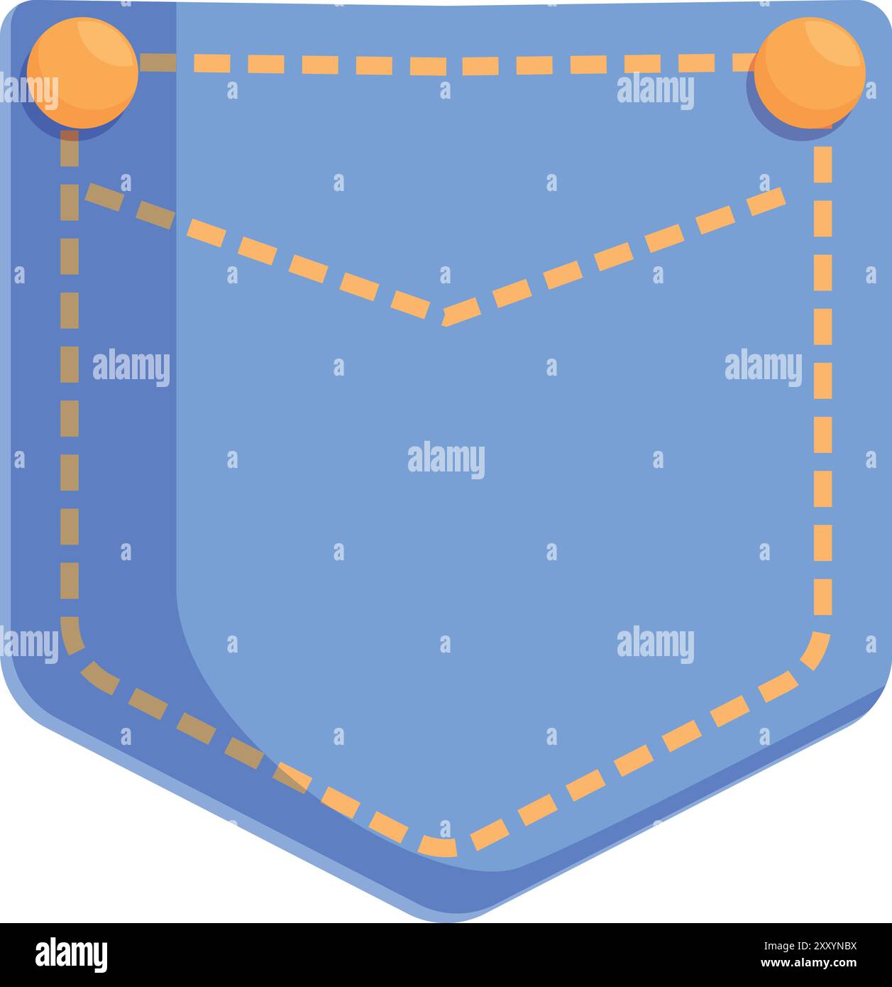 Orange denim shorts Stock Vector Images - Alamy