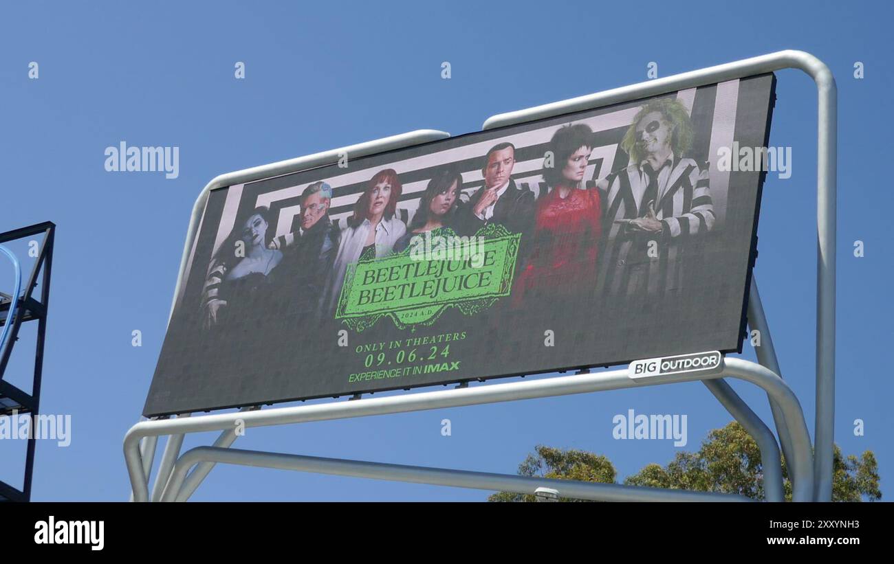 Los Angeles, California, USA 24th August 2024 Tim Burton Beetlejuice ...