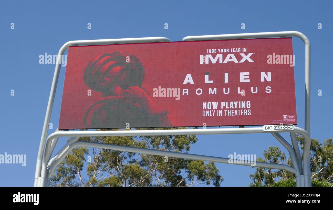 Los Angeles, California, USA 24th August 2024 Alien Romulus Billboard ...