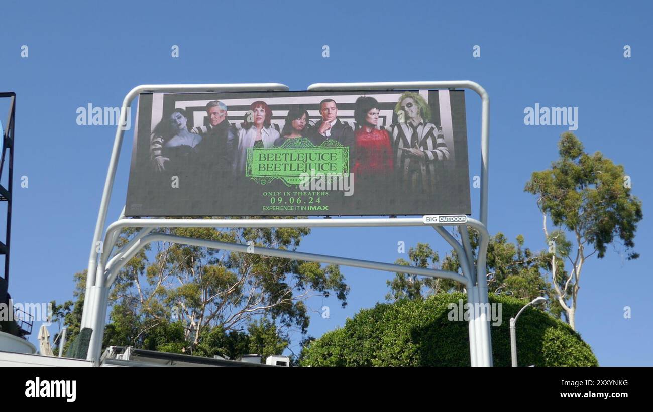 Los Angeles, California, USA 24th August 2024 Tim Burton Beetlejuice ...