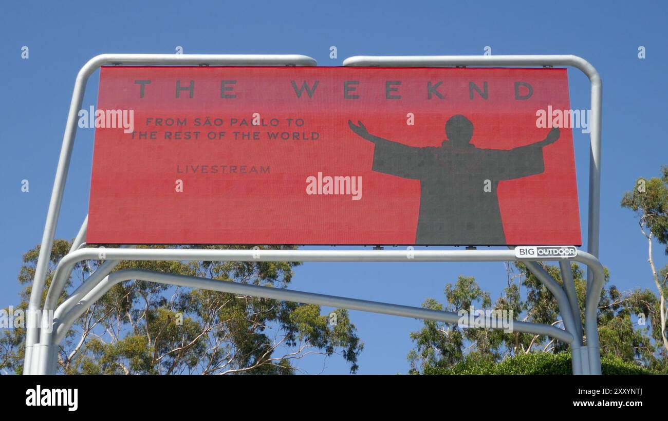 Los Angeles, California, USA 24th August 2024 The Weeknd From Sao Paolo ...
