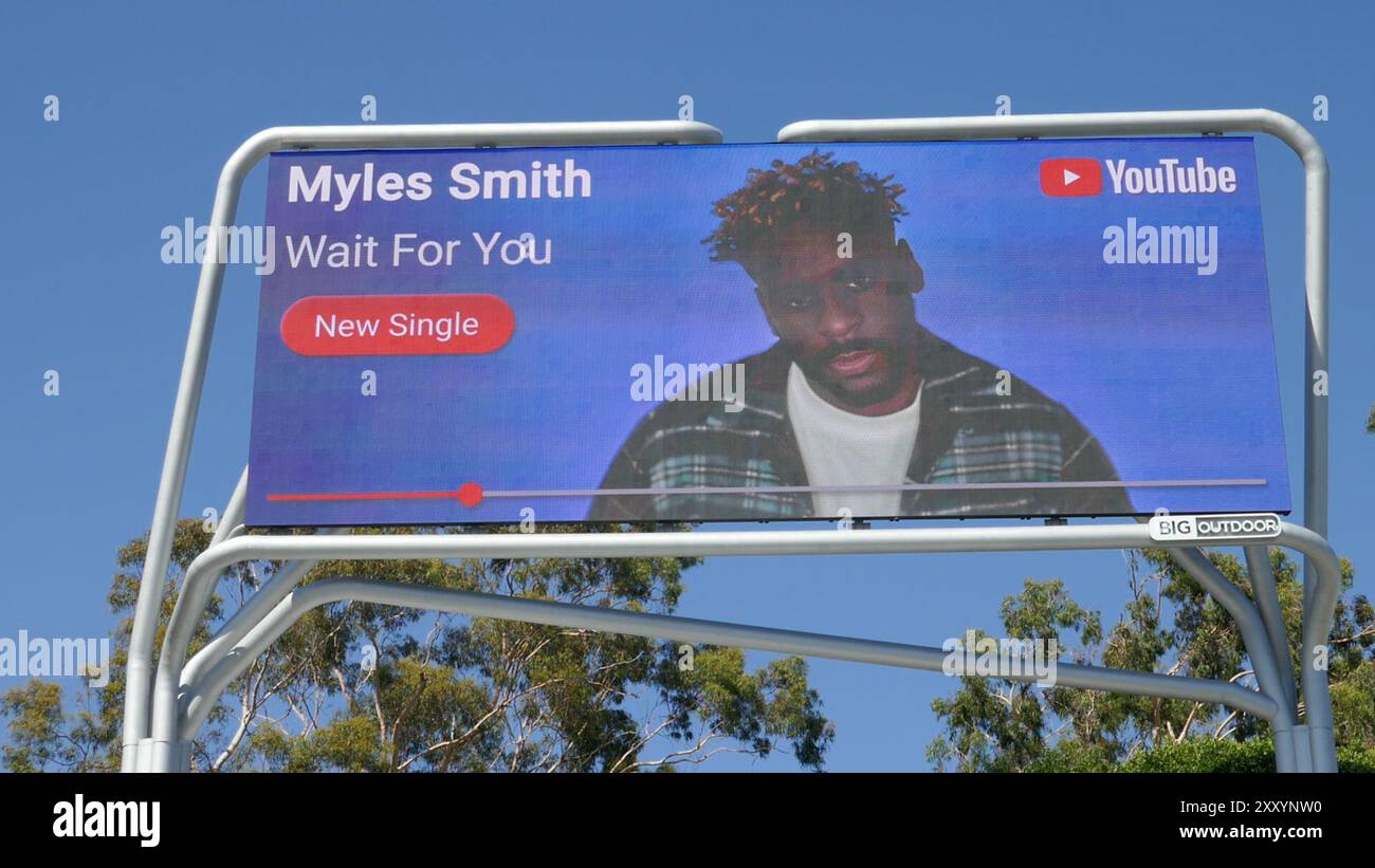 Los Angeles, California, USA 24th August 2024 Myles Smith Wait for You ...