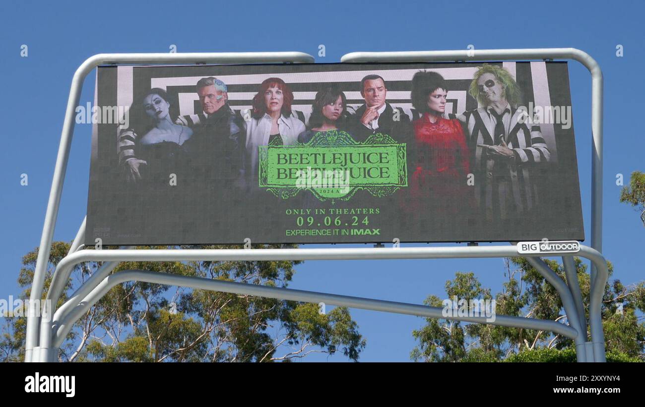 Los Angeles, California, USA 24th August 2024 Tim Burton Beetlejuice ...
