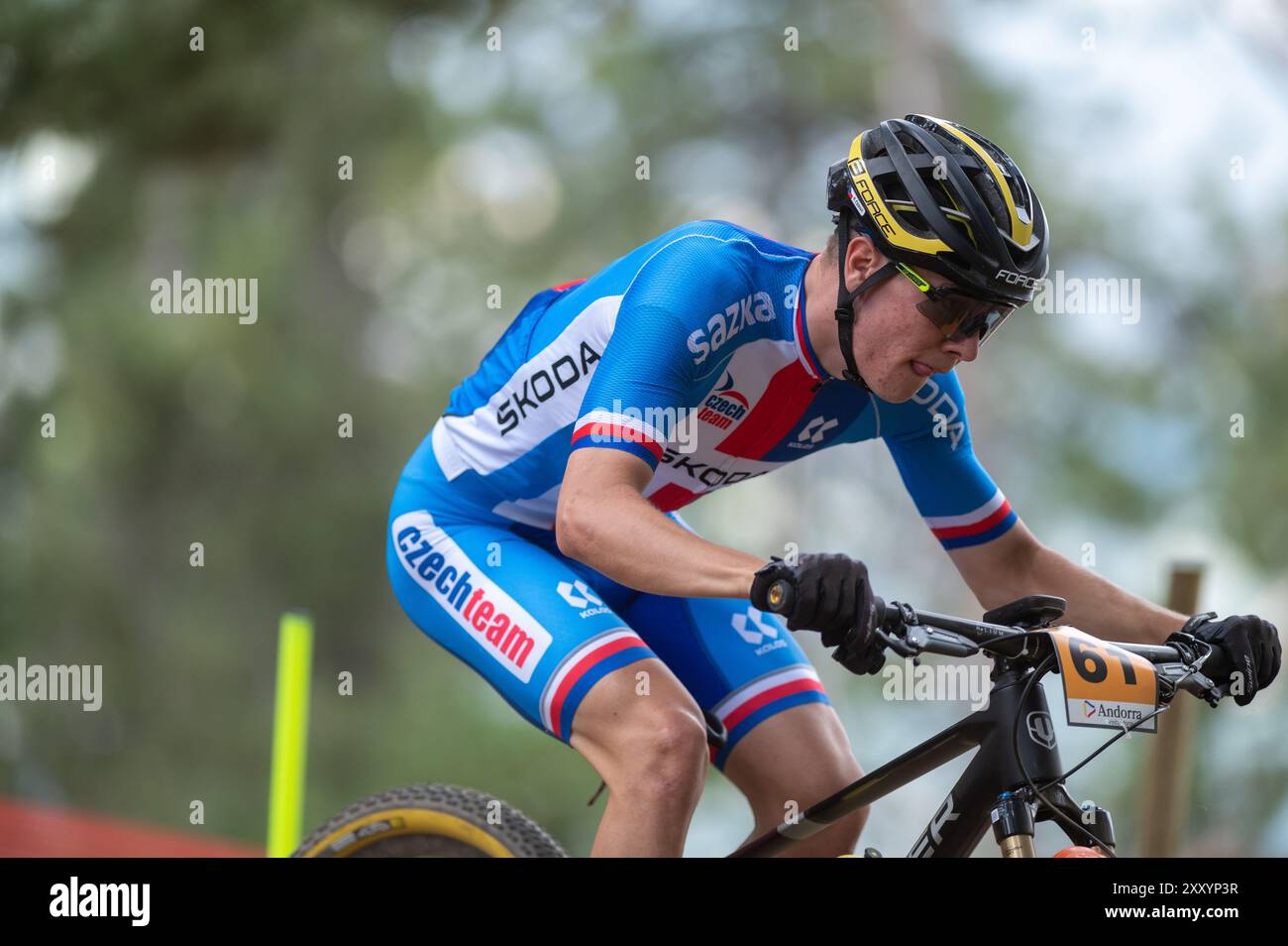 Pal Arinsal, Andorra : August 26 2024 : Patrik Ƒåern√Ù of Chezc ...