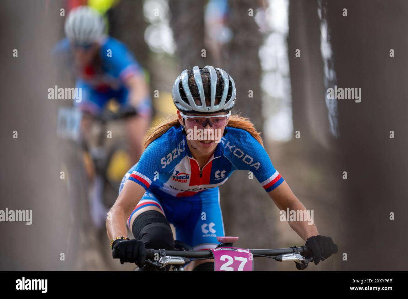 Pal Arinsal, Andorra : August 26 2024 : Nela Viktorovå of Czech ...