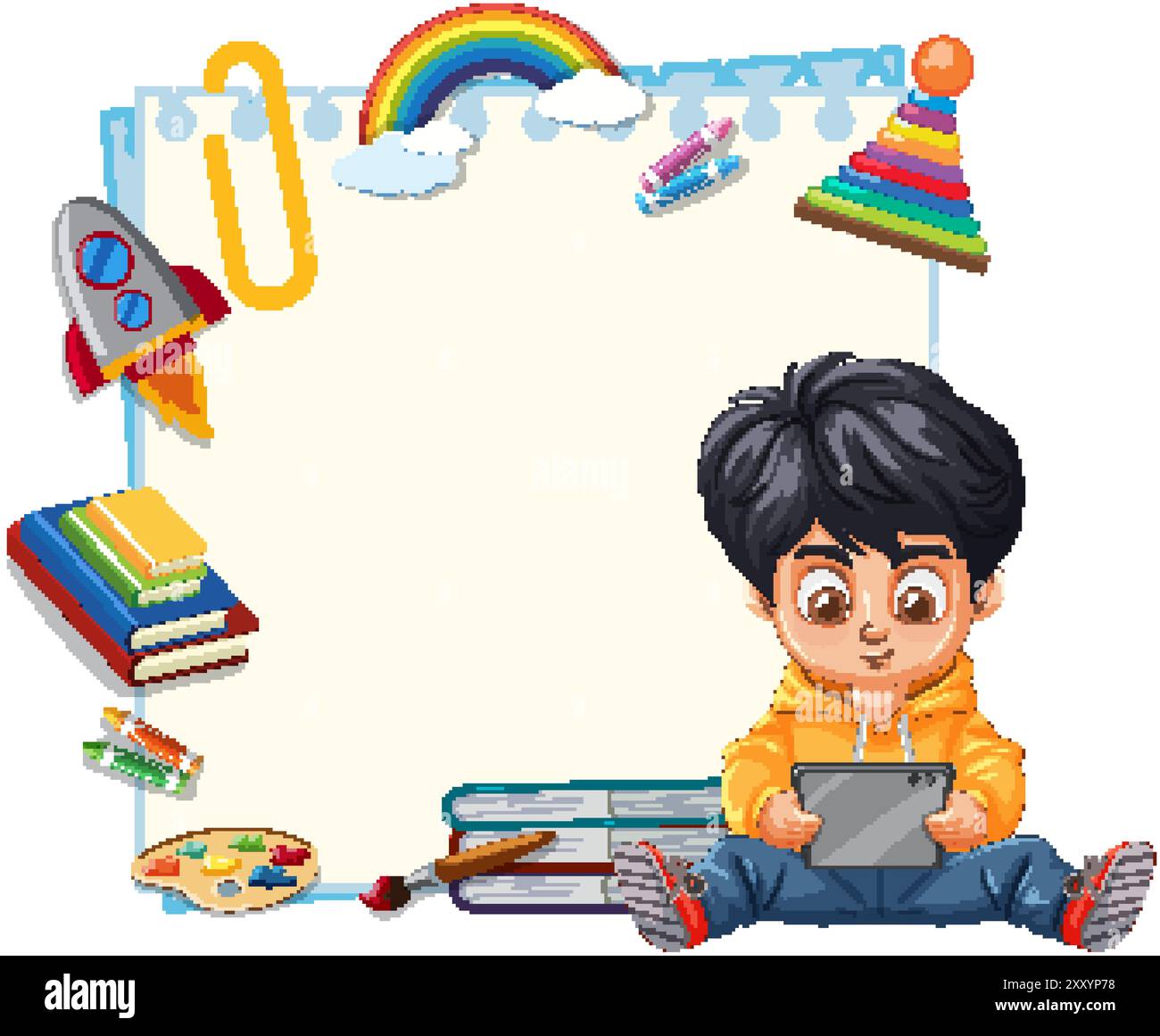 Early educational writing Cut Out Stock Images & Pictures - Alamy