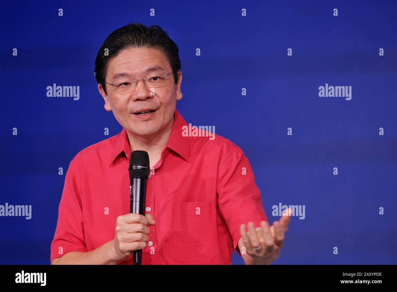 Prime Minister of Singapore Lawrence Wong, 24 August 2024. (Singapore ...