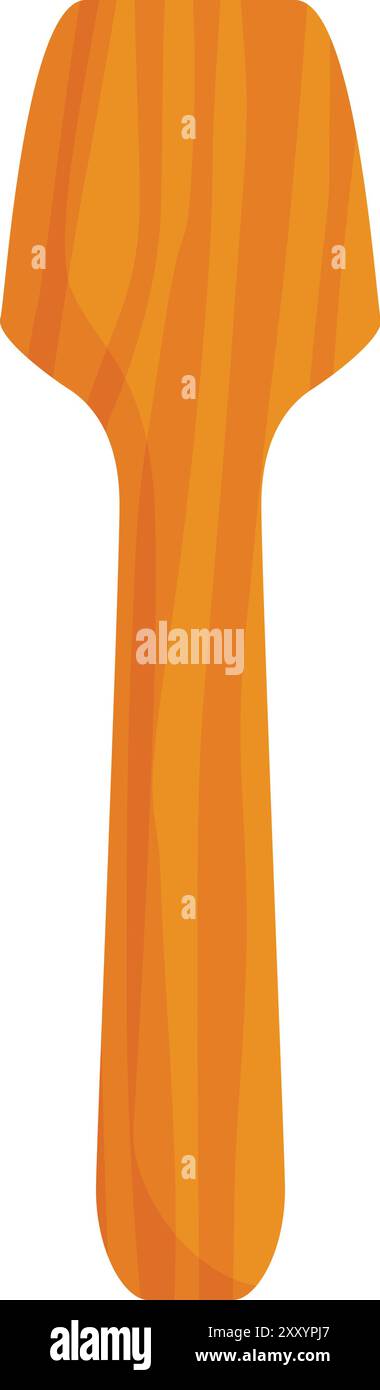 Simple wooden spatula, ideal for stirring and serving food while ...