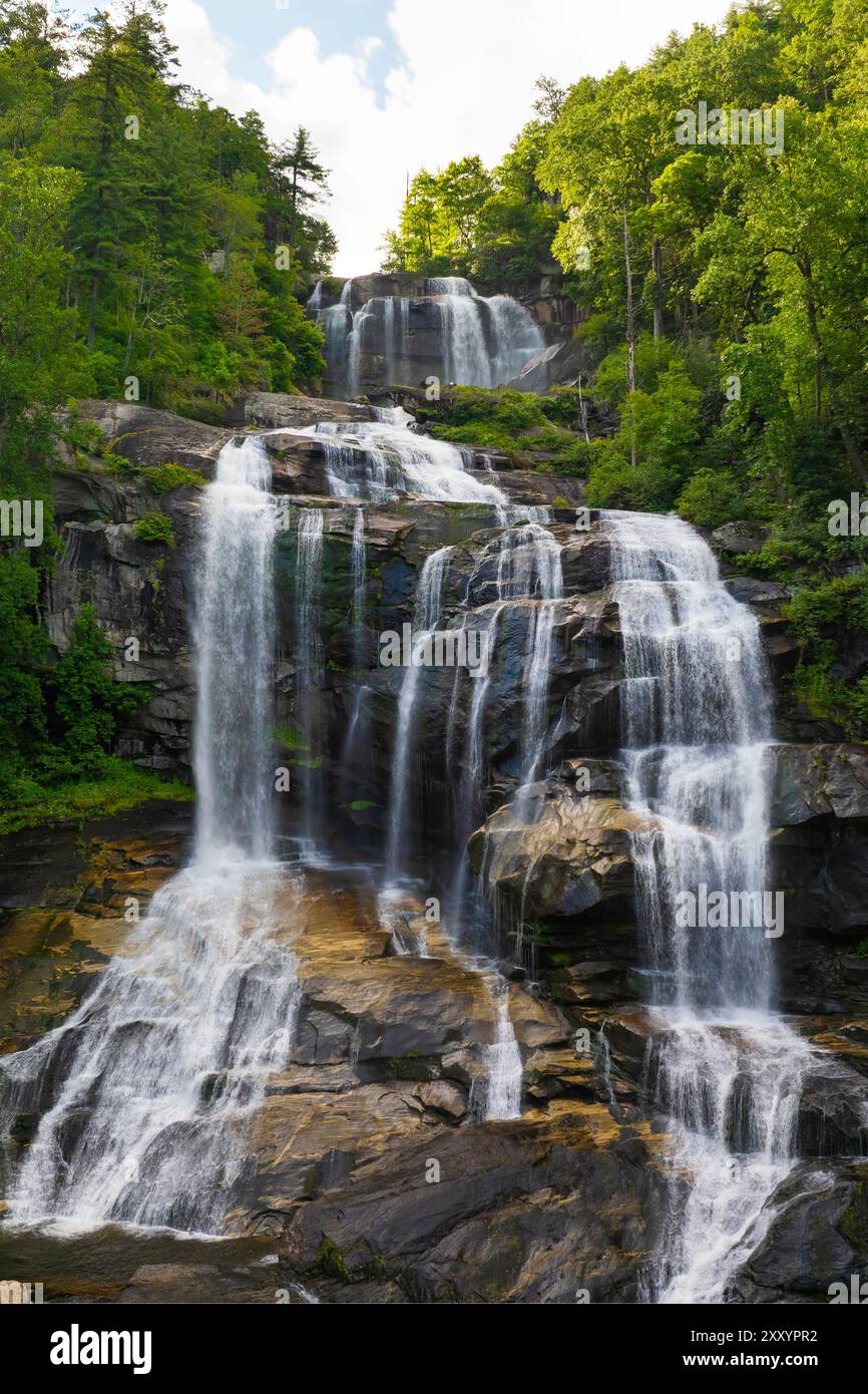 Whitewater Falls in Nantahala National Forest, North Carolina, USA ...