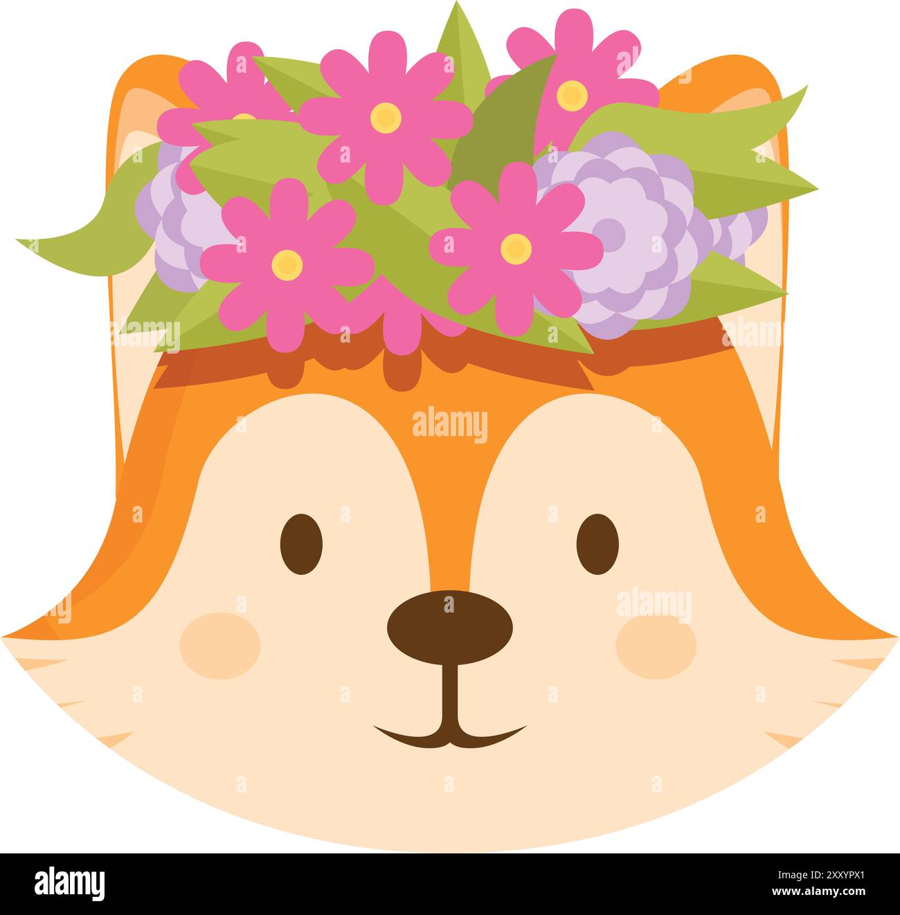 Playful fox logo hi-res stock photography and images - Alamy