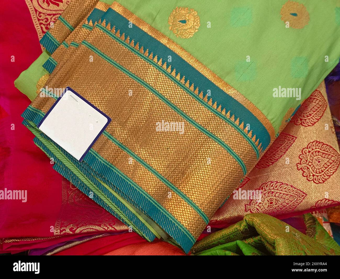 Hand Weaving Silk and Handloom Sarees, saree with golden details, woman ...