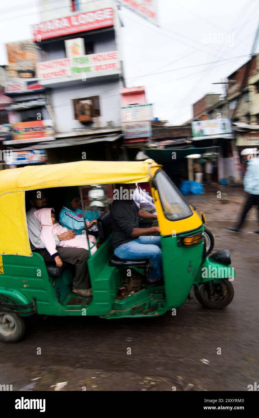 An Autorickshaw in Lucknow, India Stock Photo - Alamy