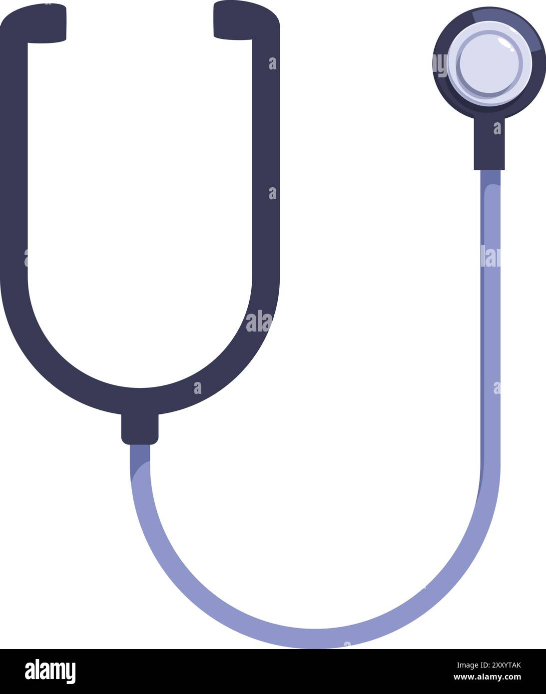 Stethoscope instrument for measuring and checking, an icon of ...