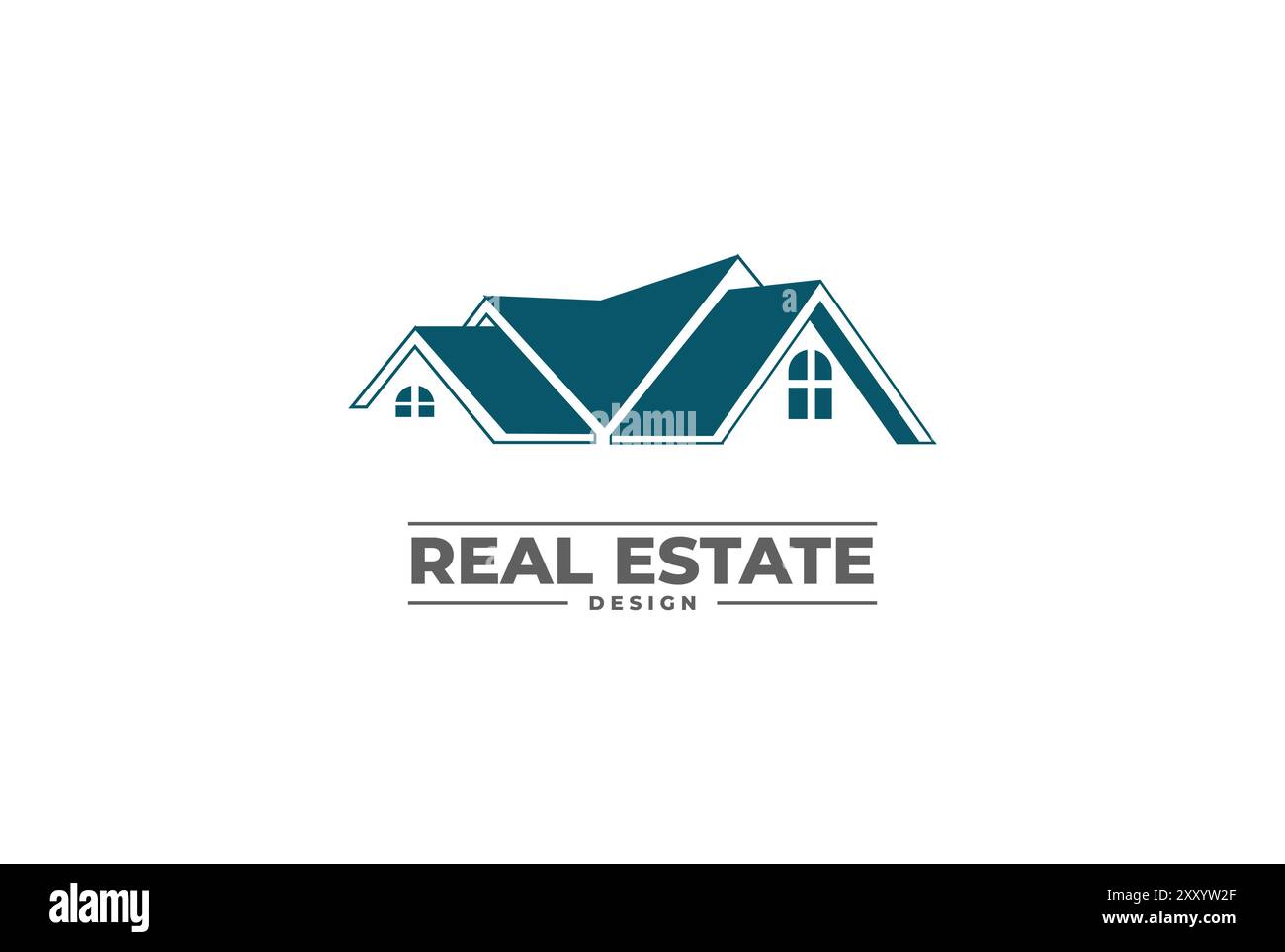 Modern Urban City for Real Estate Apartment Logo Design Vector Stock ...