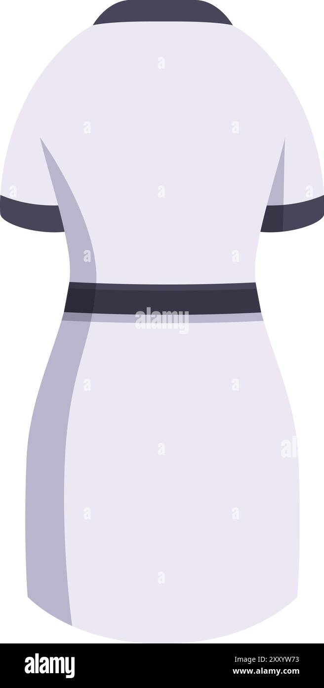 Classic nurse uniform dress, symbolizing healthcare, professionalism ...