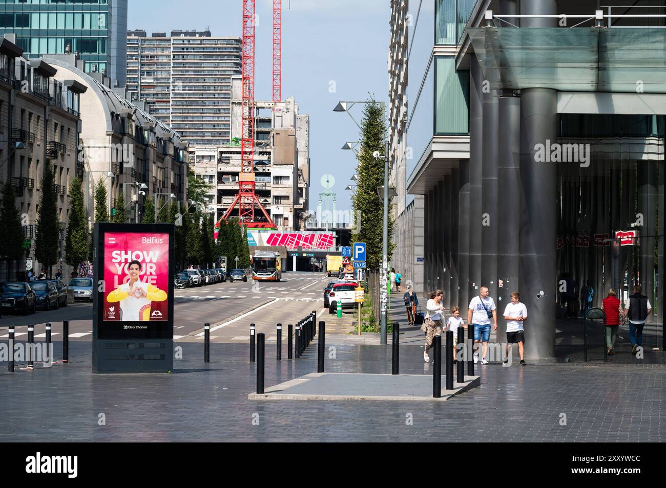Belfius tower hi-res stock photography and images - Alamy