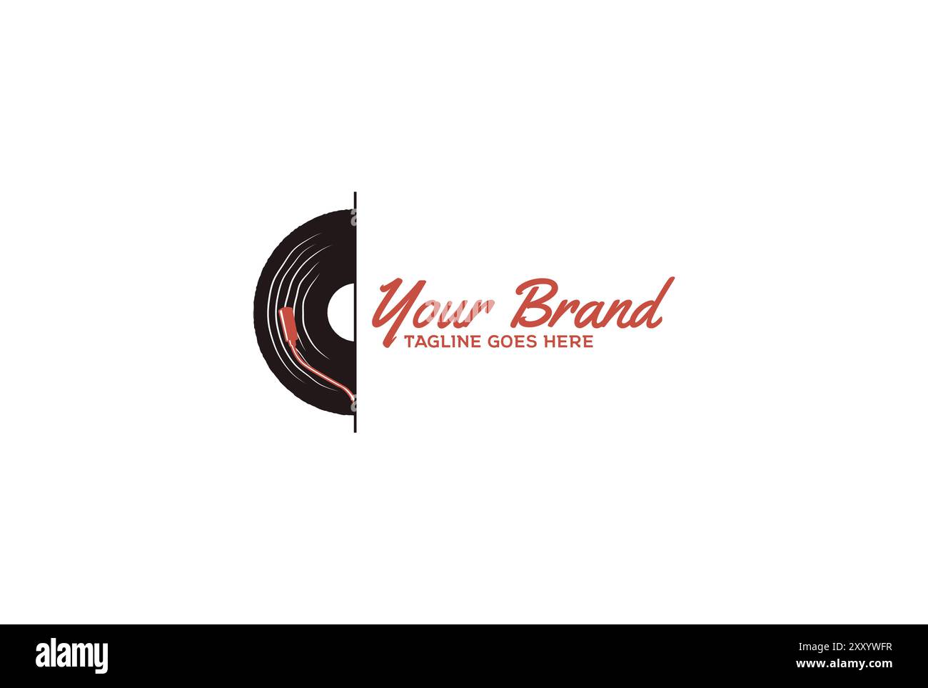 Vintage Retro Black Vinyl Disc Disk for Music Record Studio Logo Design ...