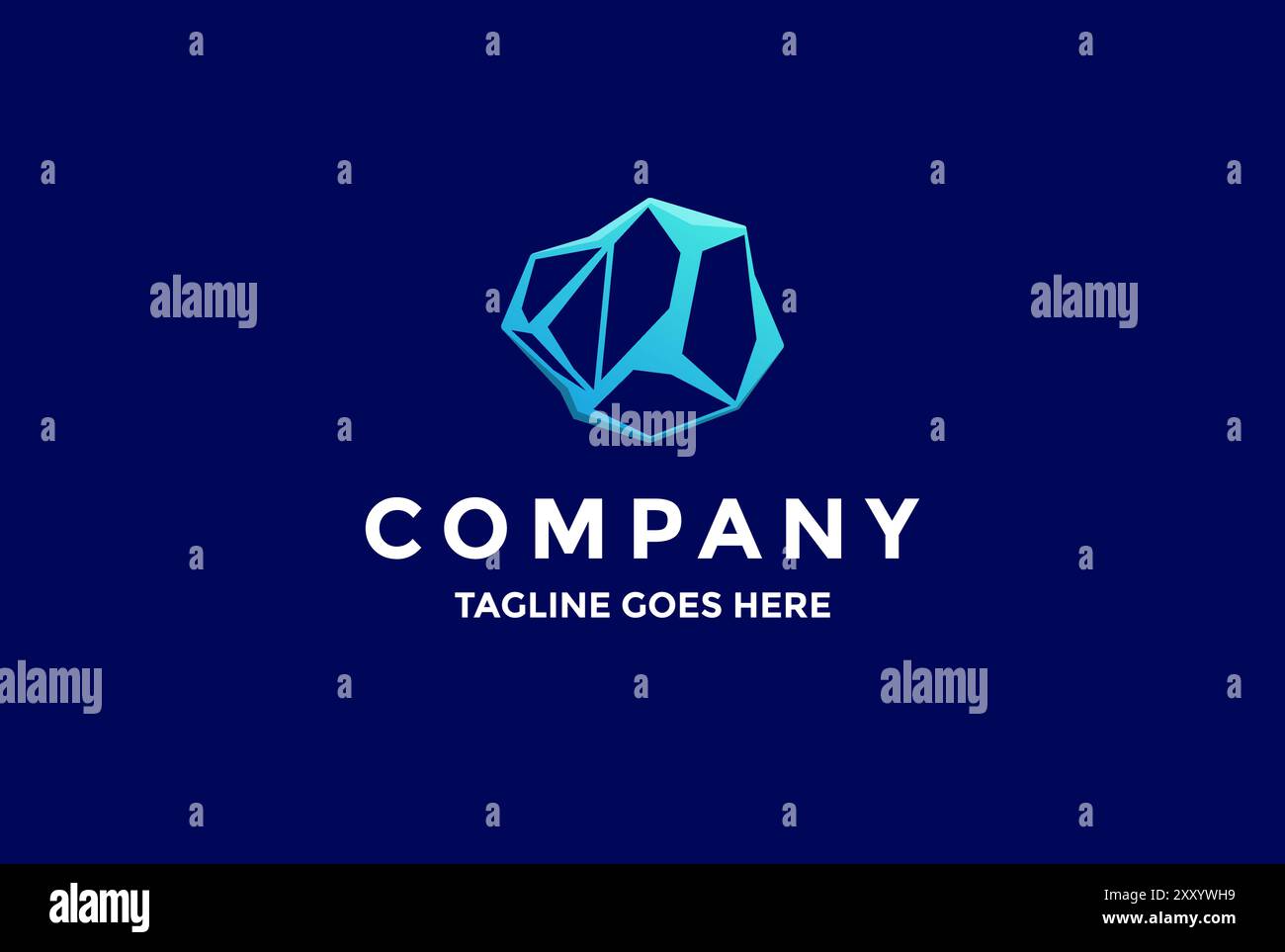 Gem technology logo Stock Vector Images - Alamy