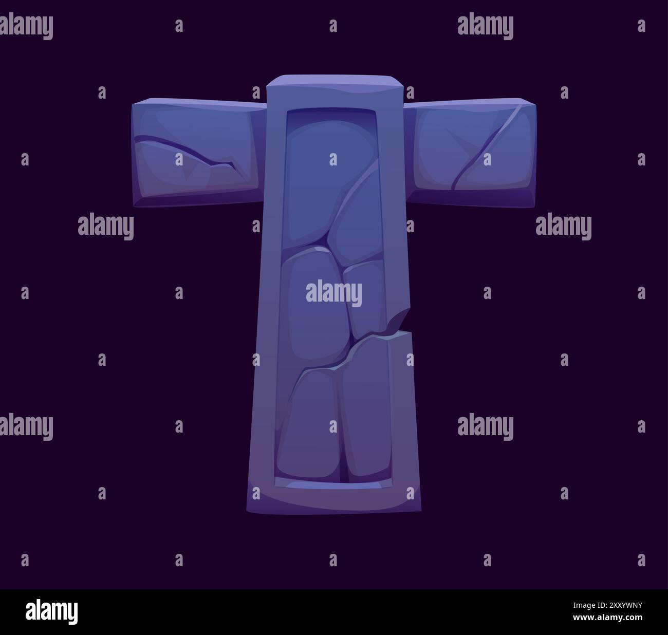 Letter T Halloween font, cartoon evil type, funny scary typeface ...