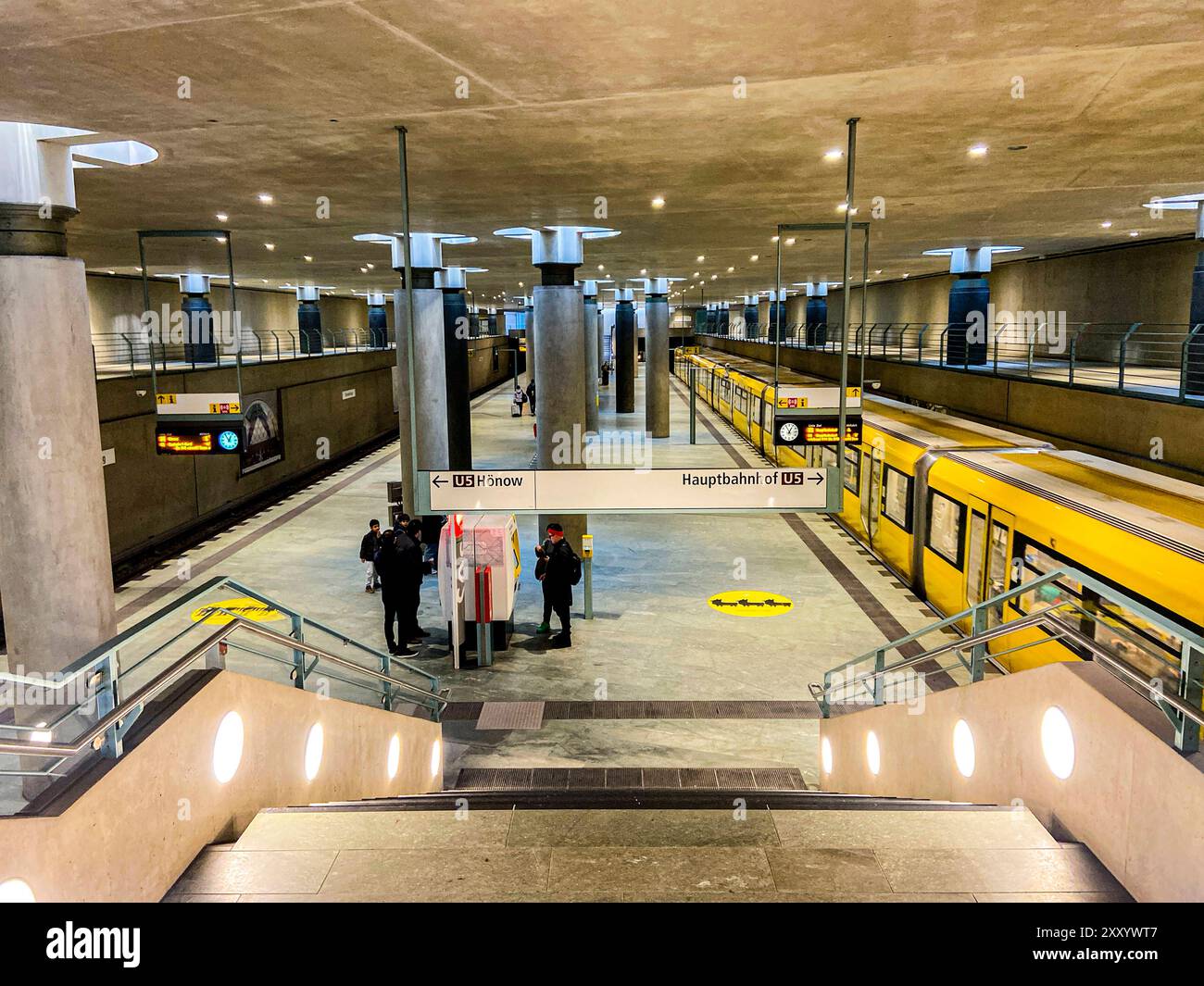 U-Bahn Line U5 Stations Bundestag. Newly build part and latest ...
