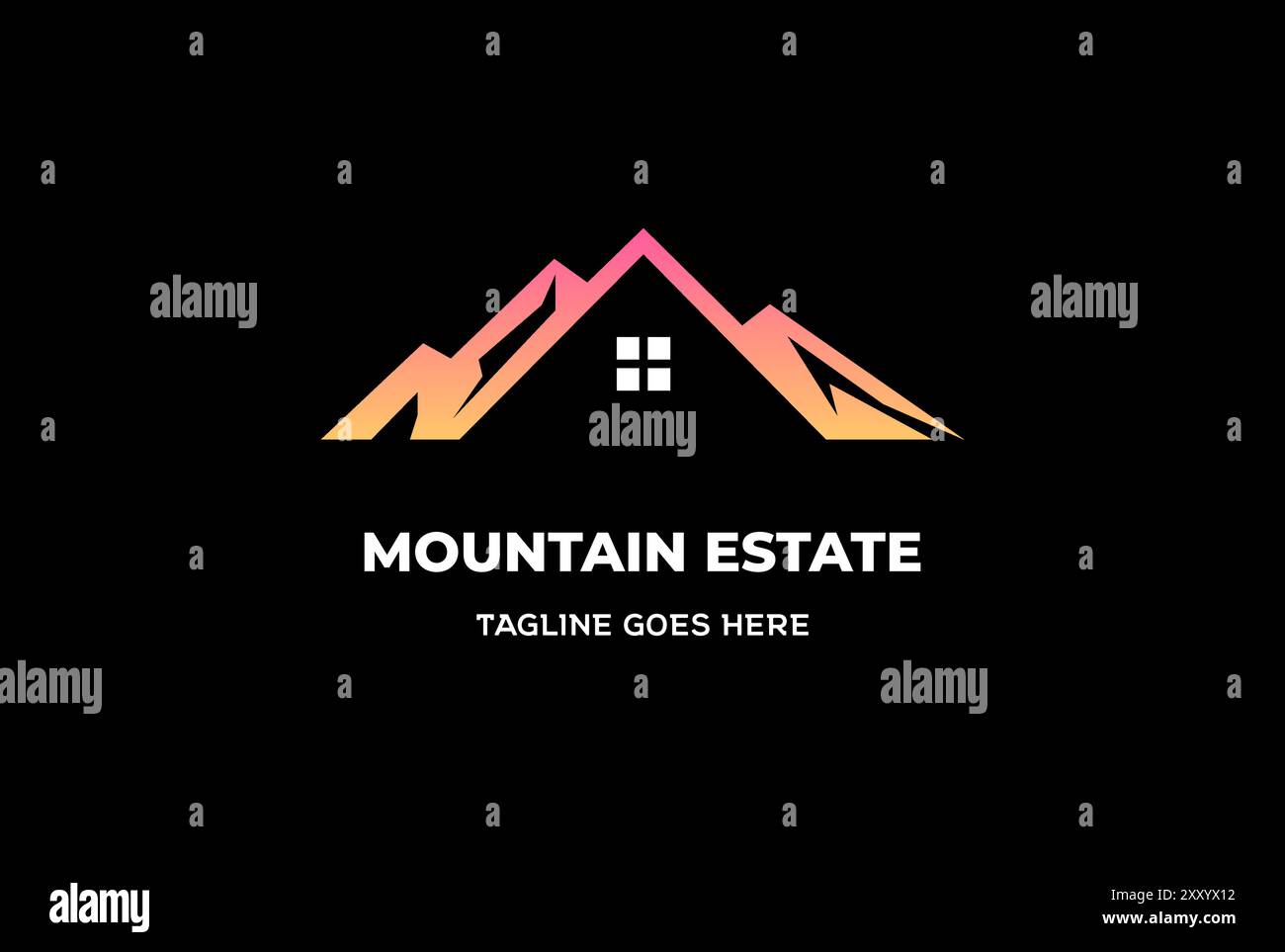 Modern Ice Mountain Hill with House for Real Estate Cabin Villa Inn ...