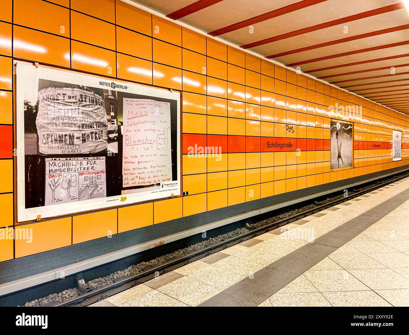 U-Bahn Line U5 Stations Schillingstrasse. Newly build part and latest ...