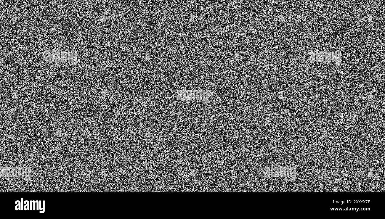 TV noise dot grain background with television display interference ...