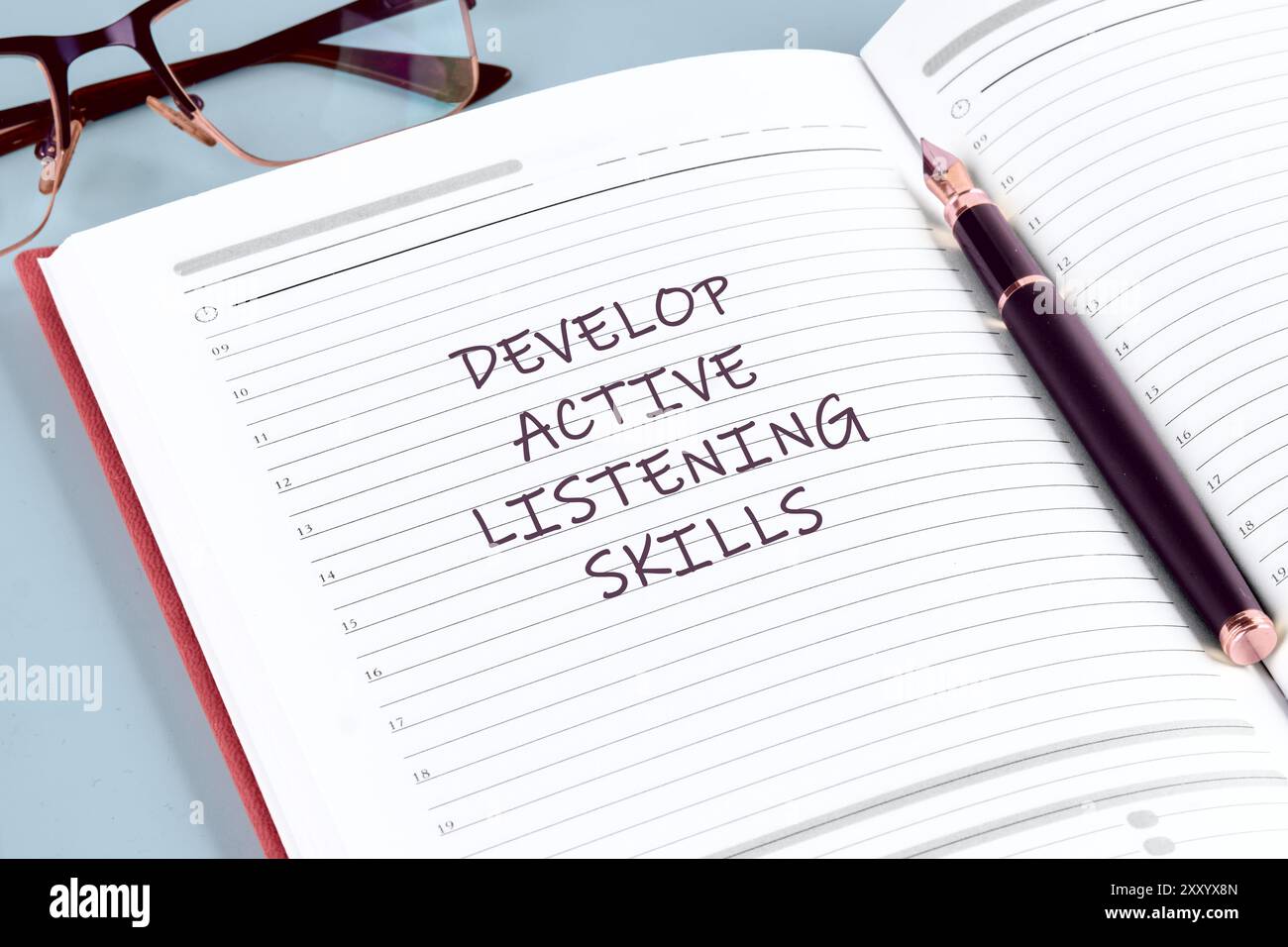 Business and Develop active listening skills concept. DEVELOP ACTIVE ...