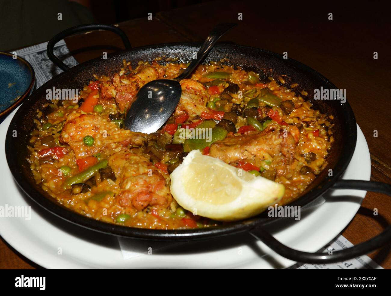 A traditional Spanish Paella Stock Photo - Alamy
