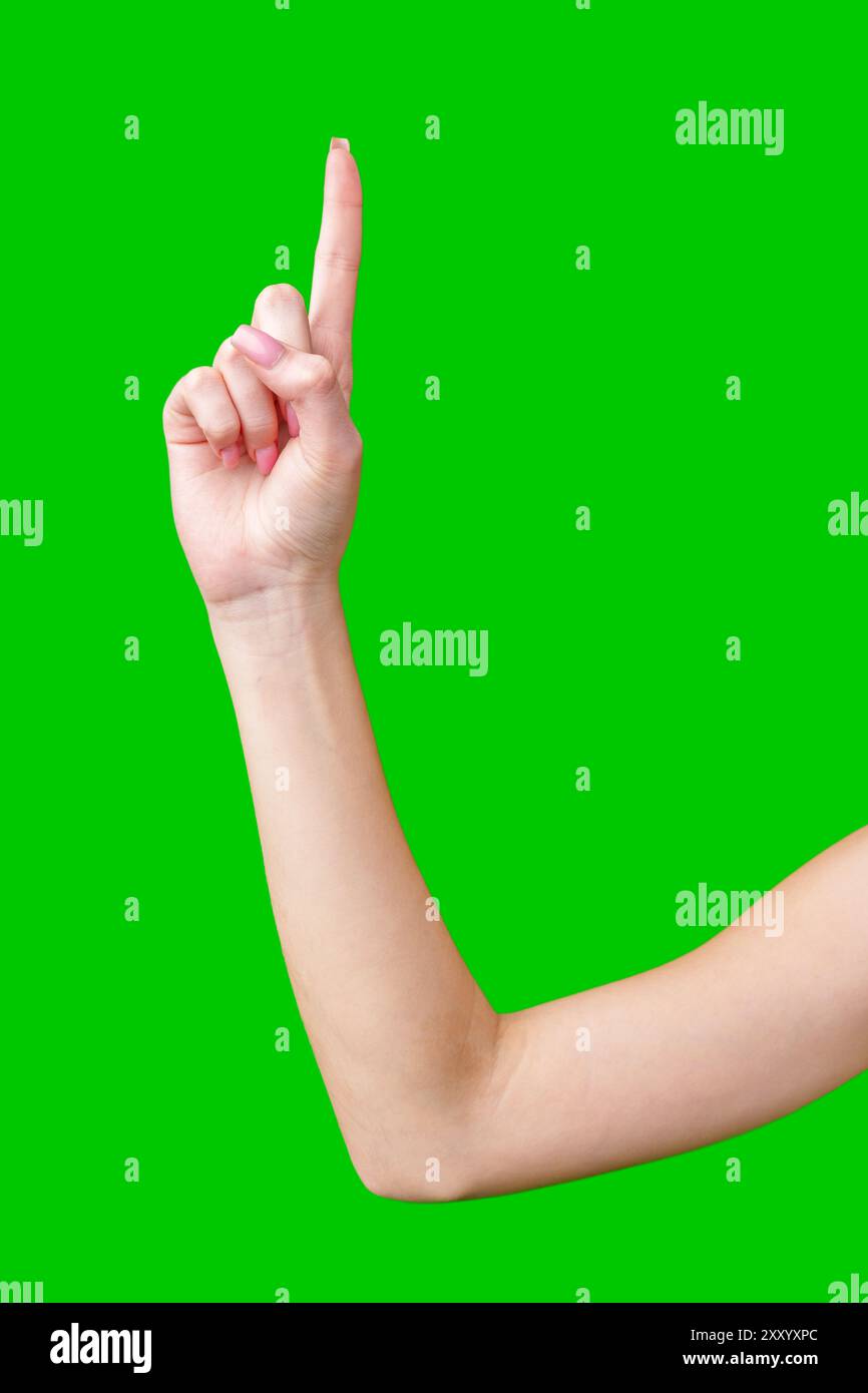 Green screen middle finger hi-res stock photography and images - Alamy