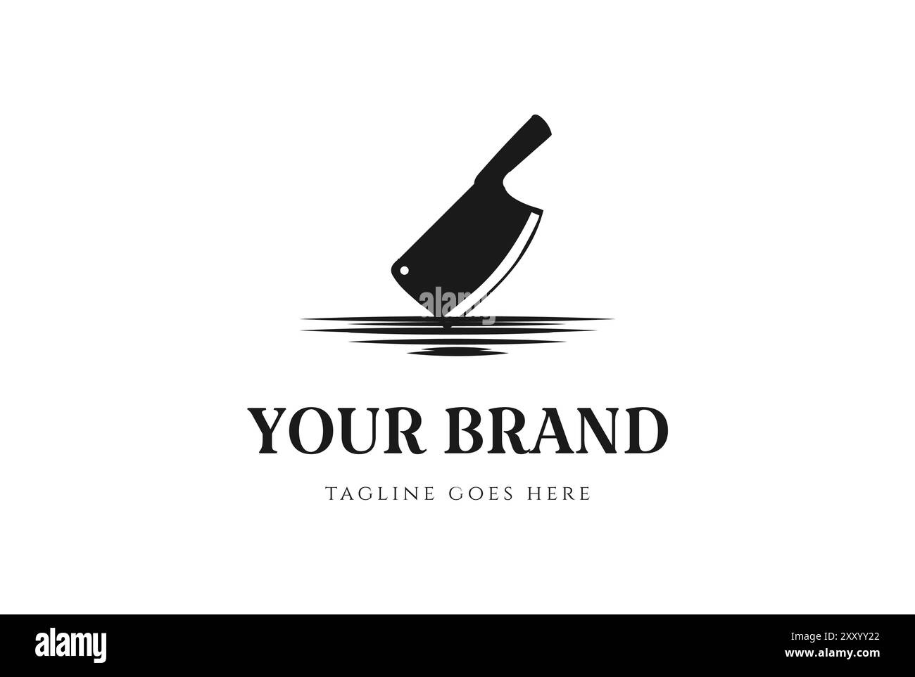 Meat cleaver vector vectors hi-res stock photography and images - Alamy