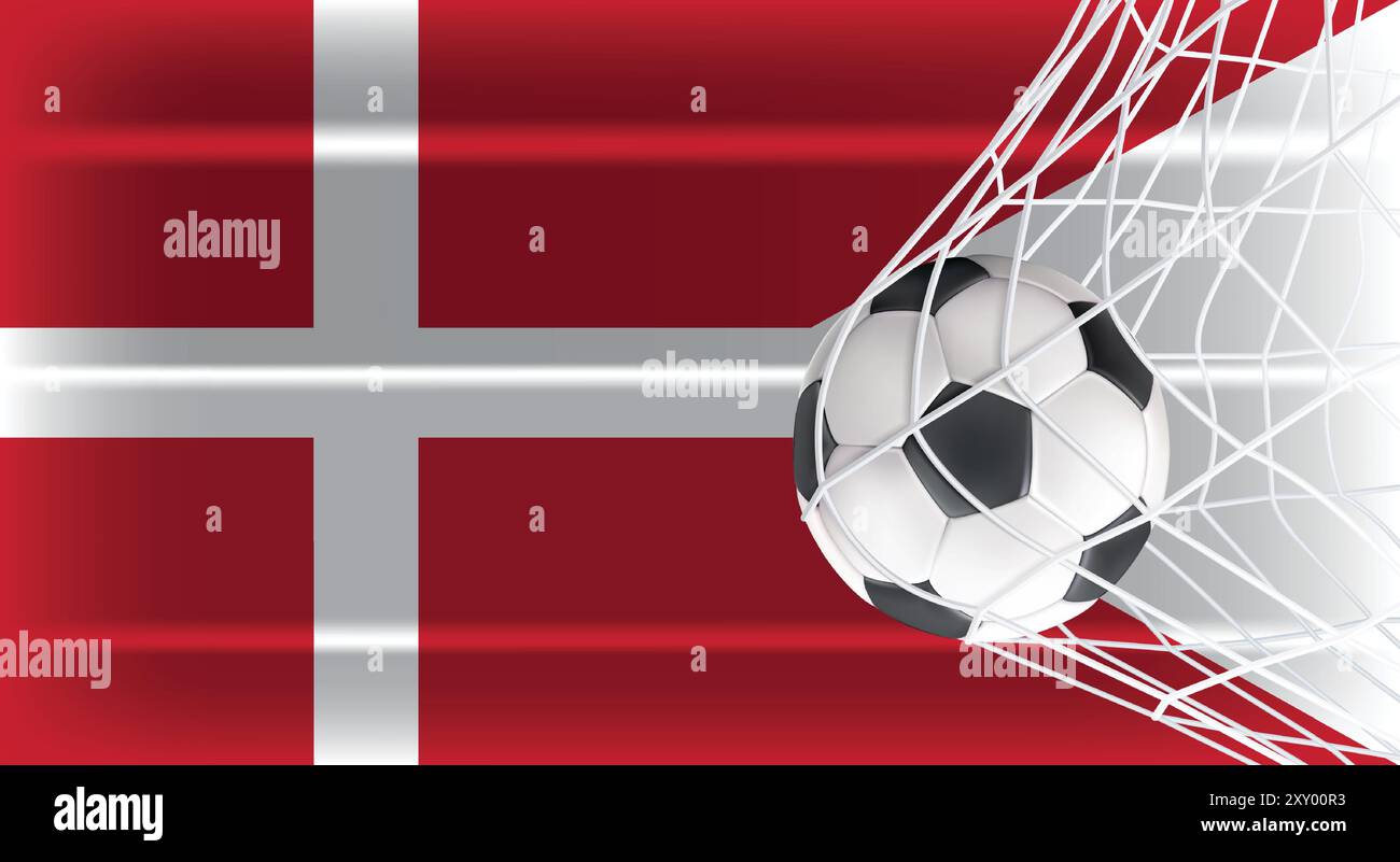 Denmark football fans Stock Vector Images - Alamy