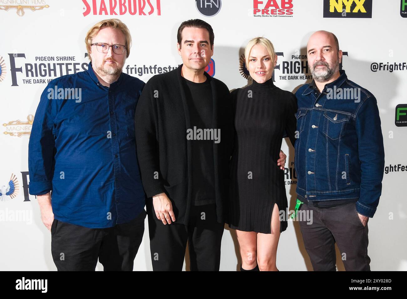 London, UK. 26th Aug, 2024. Director Joshua Erkman with editor Star ...