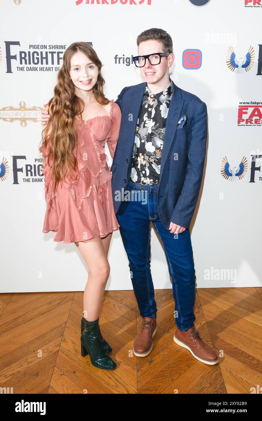 London, UK. 26th Aug, 2024. Director Georgia Conlan with her brother ...