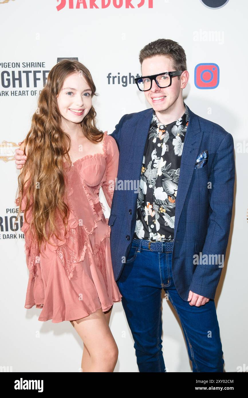 Director georgia conlan with her brother liam conlan hi-res stock ...