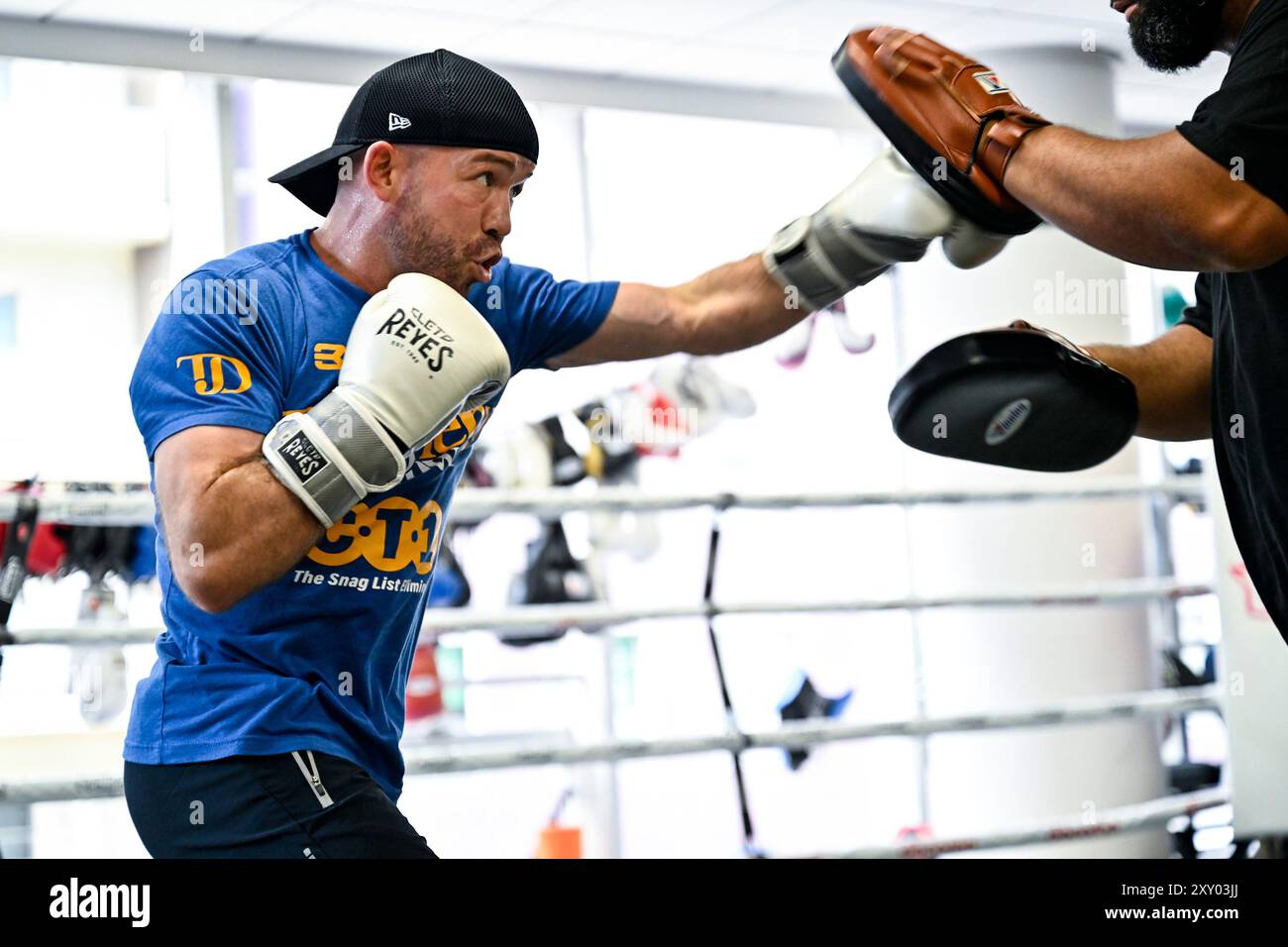 TJ Doheny (Terence John Doheny) of US during a public workout at in ...