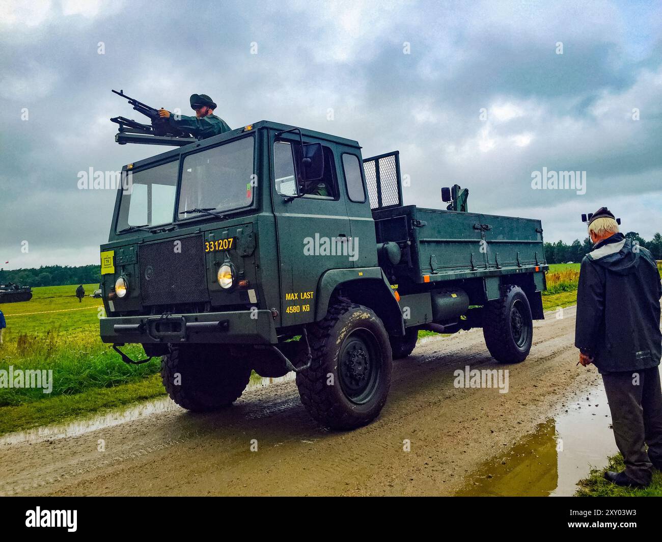 Military scene role play with WW2 theme Stock Photo - Alamy